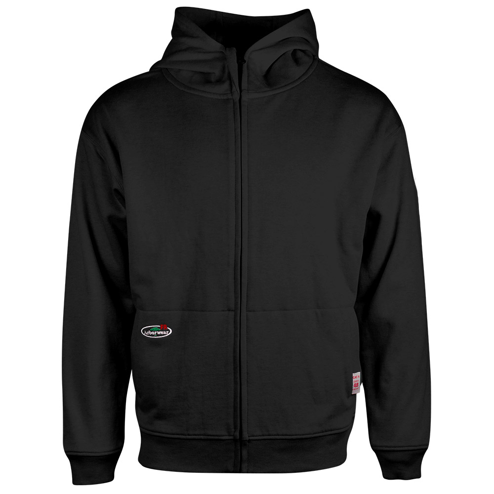Double Thick Hooded Full Zip Sweatshirt FR - Arborwear
